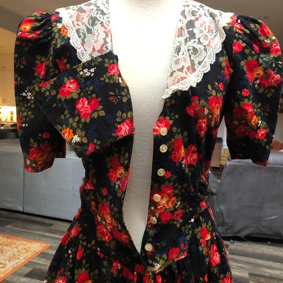 Vintage | Dresses | 8s Prairie Style Dress | Poshmark